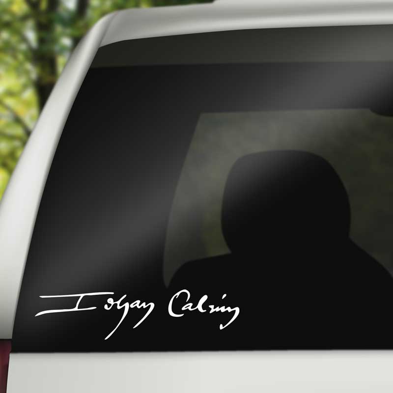 John Calvin Signature - Vinyl Decal/Sticker | Missional Wear