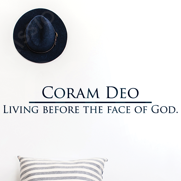 Coram Deo Wall Decal by Christian Statements | Missional Wear