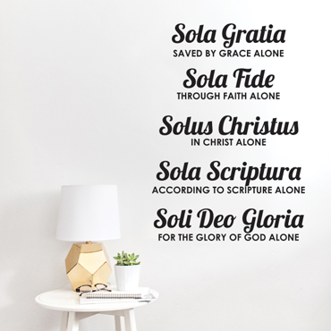 Five Solas Wall Decal | Missional Wear