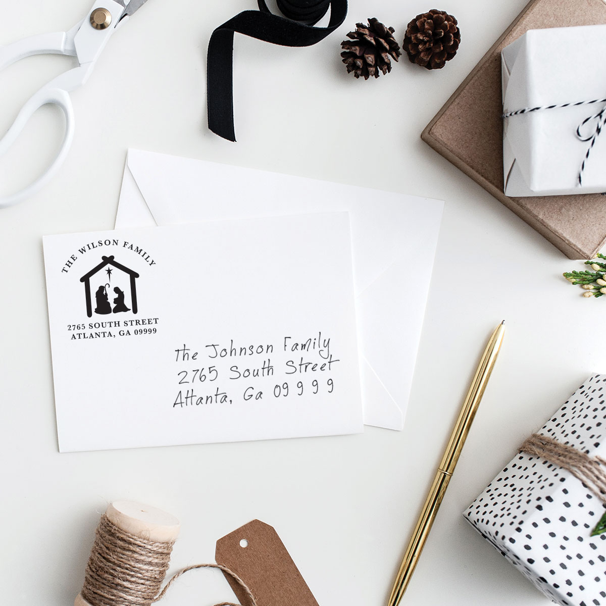 Manger Address Stamp | Missional Wear