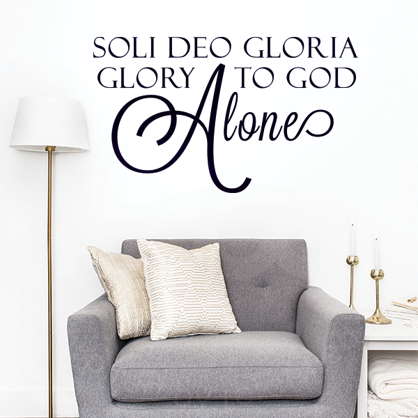 Soli Deo Gloria Glory To God - Wall Art | Missional Wear