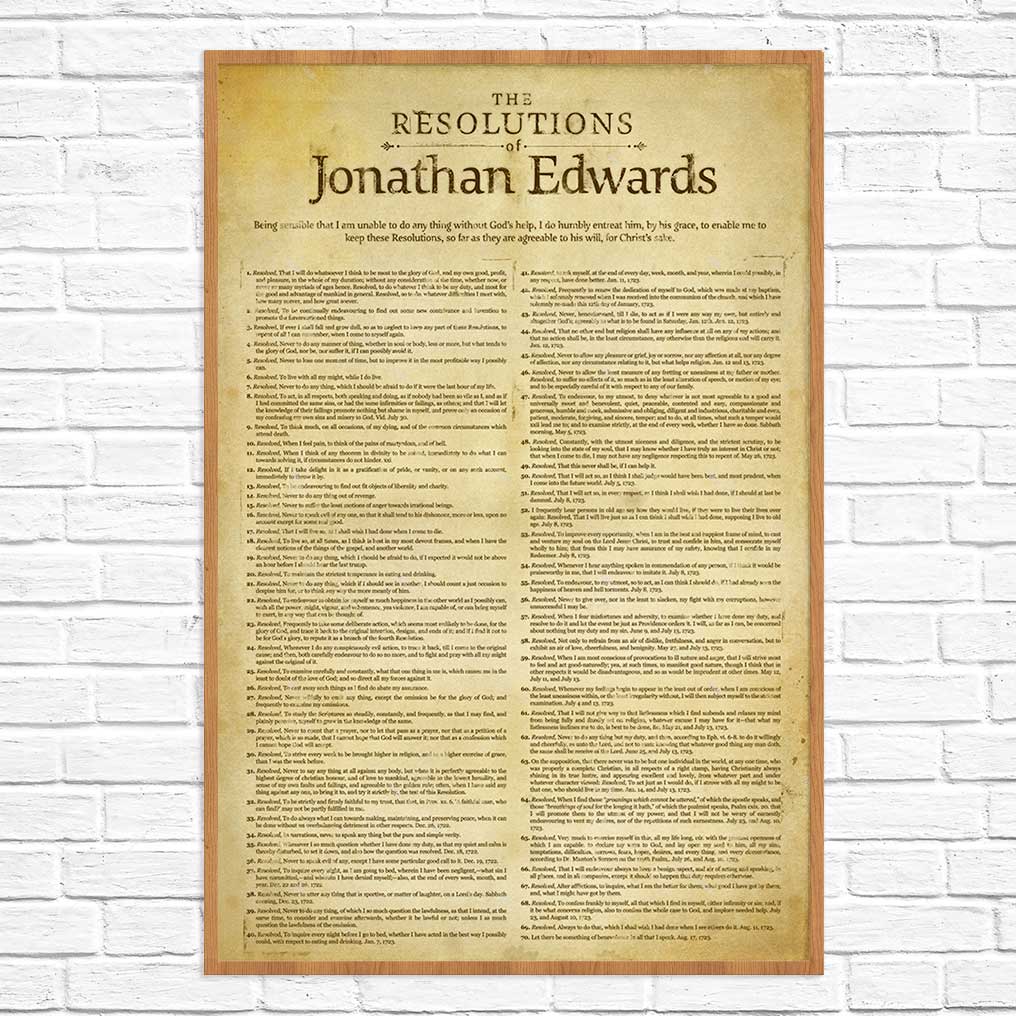 The Resolutions Poster | Missional Wear
